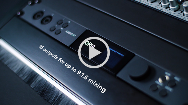 Audient ORIA USB Interface & Immersive Monitor Controller with support ...