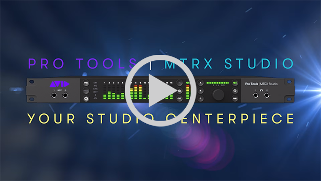 AVID Pro Tools MTRX Studio All-In-One Audio Interface LN139483 ...