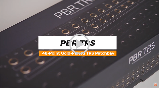 Black Lion PBR TRS 48-point Patchbay LN133429 - BL-PBR/TRS | SCAN UK