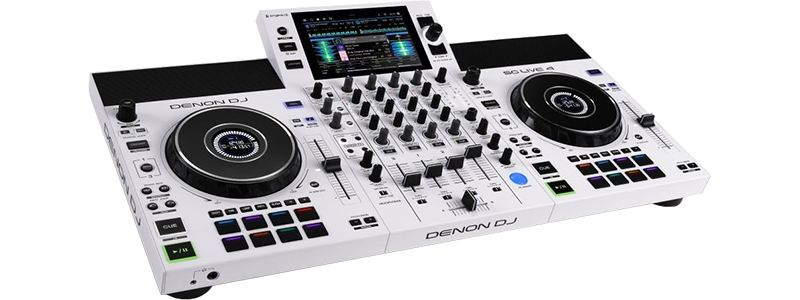 Denon SC LIVE 4, 4 Channel Standalone DJ System - White LN161095 ...