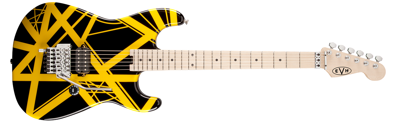 EVH Striped Series Black with Yellow Stripes LN131149 - 5107902528 ...