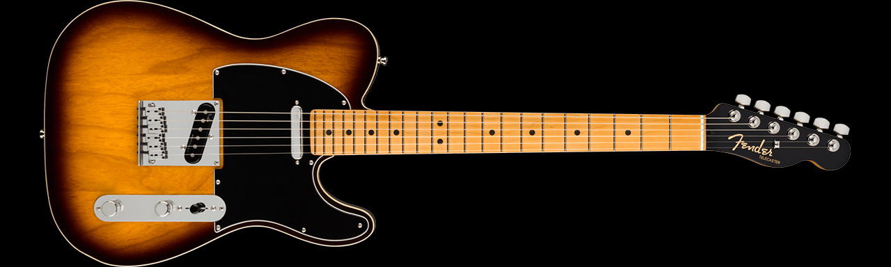 Fender - Am Ultra Luxe Tele - 2-Colour Sunburst LN129715 - 0118082703 ...