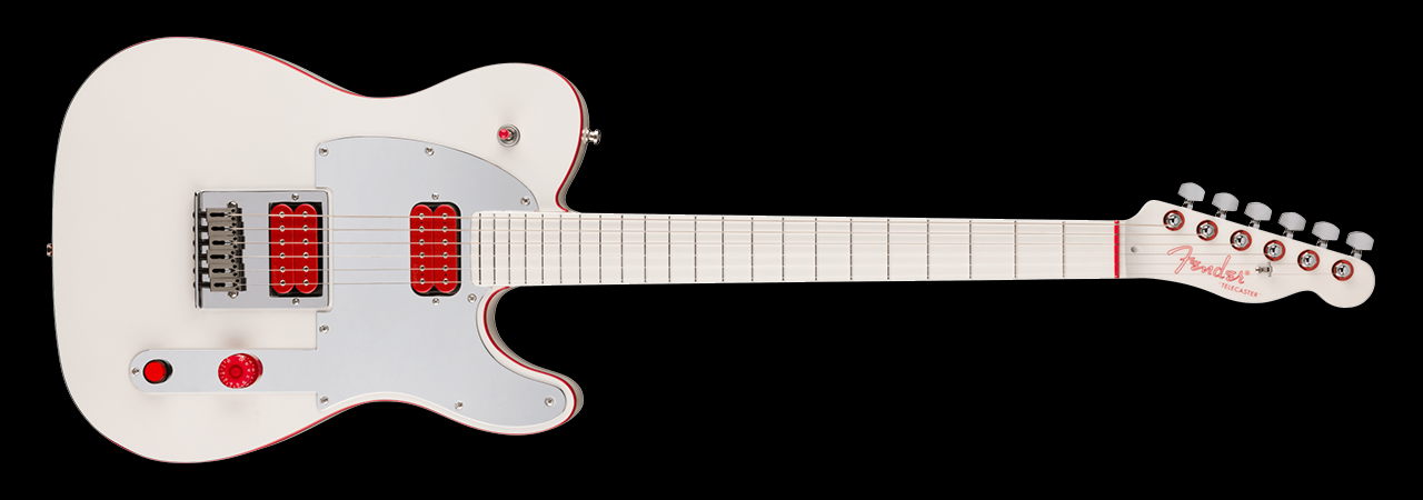 Fender John 5 Ghost Telecaster, Maple Fingerboard, Arctic White ...