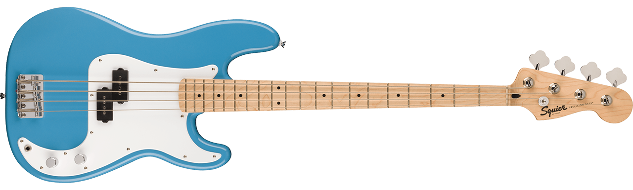 Squier Sonic Precision Bass, Maple Fingerboard, White Pickguard ...