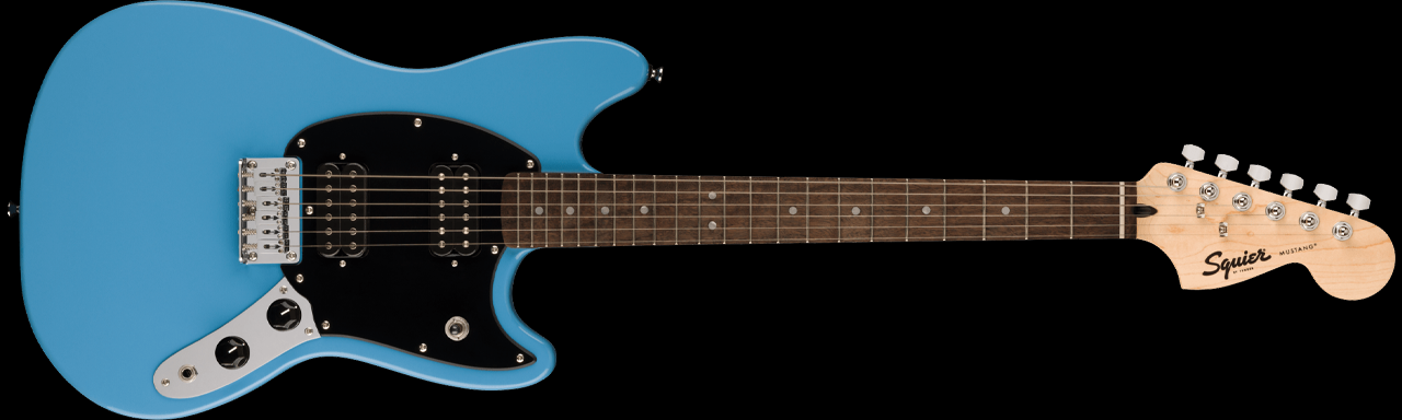 Squier Sonic Mustang HH, Laurel Fingerboard, Black Pickguard ...