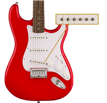 Squier Sonic Stratocaster HT, Laurel Fingerboard, White Pickguard ...