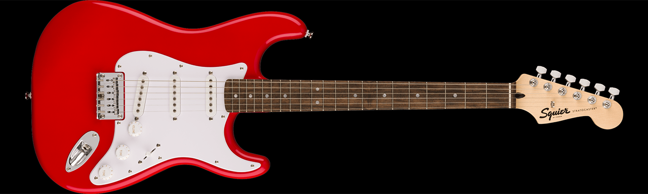 Squier Sonic Stratocaster HT, Laurel Fingerboard, White Pickguard ...