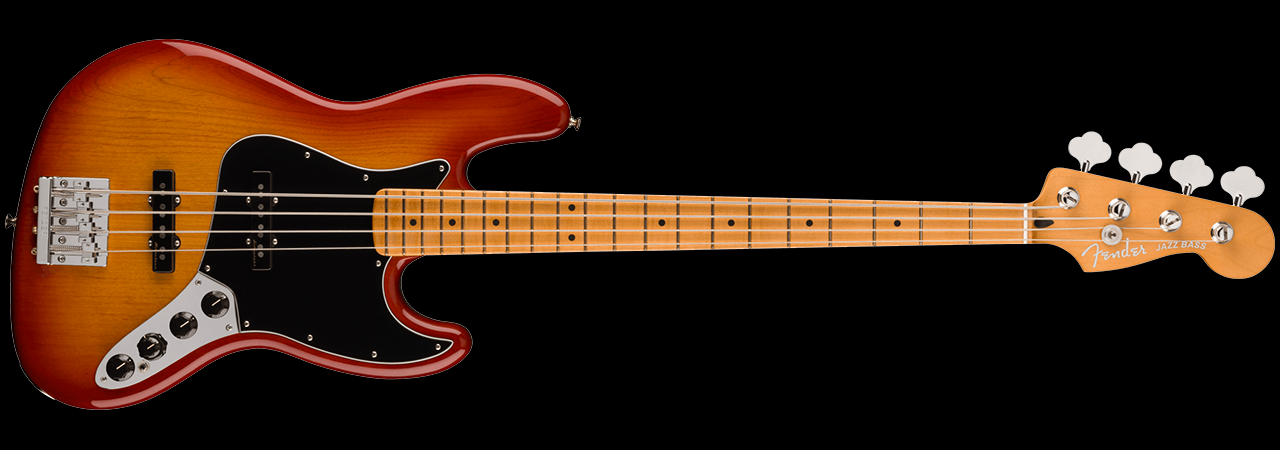 Fender Player Plus Jazz Bass, Maple Fingerboard, Sienna Sunburst ...