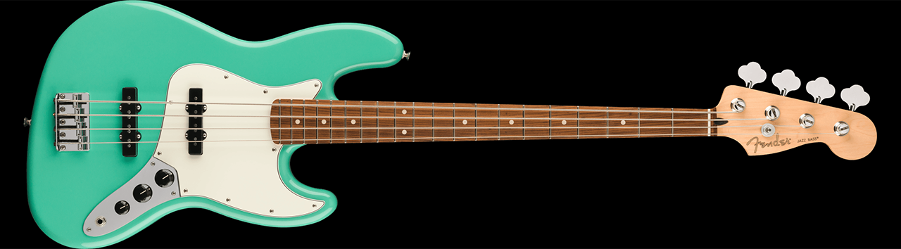 Fender Player Jazz Bass - Sea Foam Green LN134234 - 0149903573 | SCAN UK