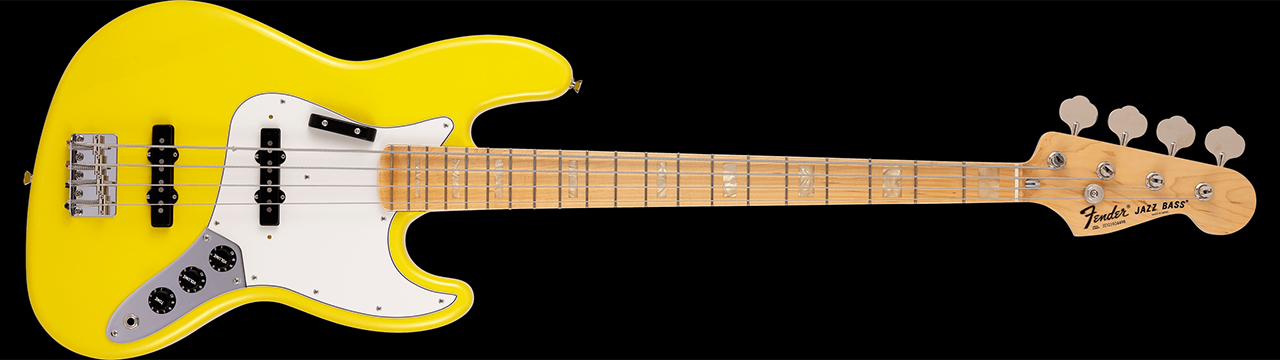 Fender Made In Japan Limited International Colour Jazz Bass, Maple ...