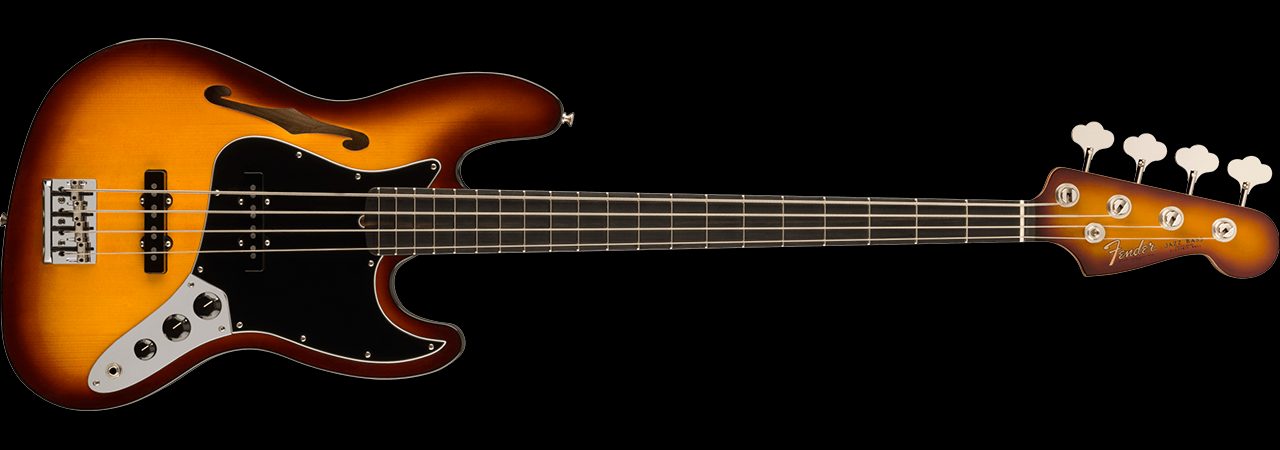 Fender Limited Edition Suona Jazz Bass® Thinline, Ebony Fingerboard ...