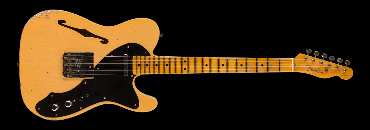 Fender Limited Edition Nocaster Thinline Relic, 1-Piece Quartersawn ...