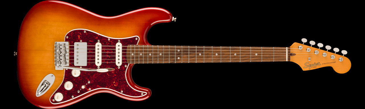 Squier - Limited Edition Classic Vibe '60s Strat HSS - Sienna Sunburst ...