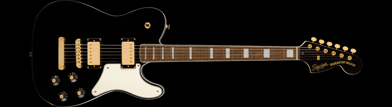 Squier Limited Edition Paranormal Troublemaker Telecaster Deluxe, Black ...
