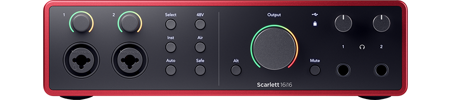 Focusrite 16i16 16-In/16-Out USB Audio Interface LN150976 - MOSC0035 ...