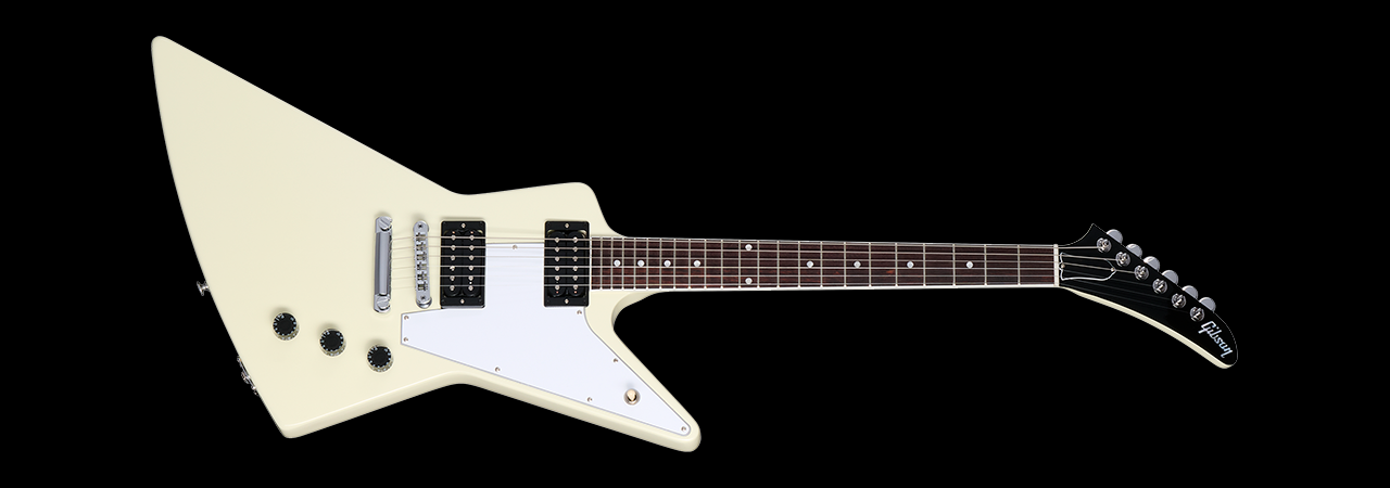 Gibson 70s Explorer Classic White LN143982 - DSXS00CWCH1 | SCAN UK