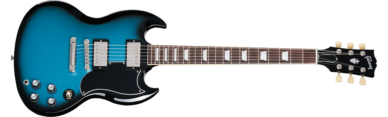 Gibson SG Standard ‘61 Custom Colour, Pelham Blue Burst LN165812 ...