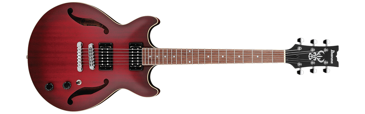 Ibanez - AM53 - Sunburst Red Flat LN124624 - AM53-SRF | SCAN UK