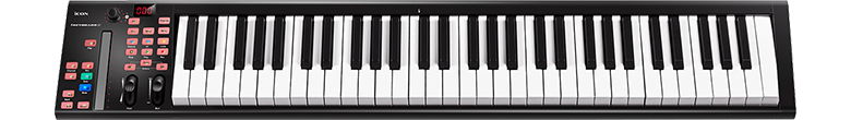 Icon - iKeyboard 6X 61-Key USB MIDI Keyboard Controller LN128816 ...