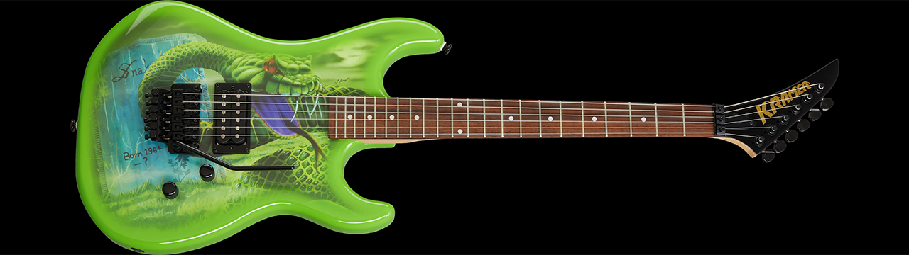 Kramer - Snake Sabo Baretta Guitar - Snake Green LN129841 - KBVDSSNBF3 ...