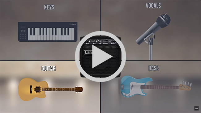 Laney - Audiohub AH40 40W Multi-Input Amplifier Combo LN128204 | SCAN UK