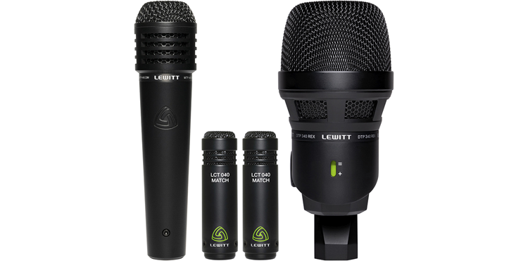 Lewitt BEATKIT- 4-Piece Drum Mic Set LN146322 | SCAN UK