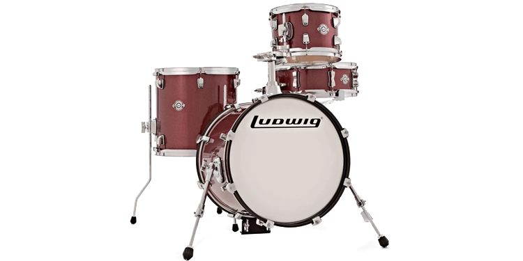 Ludwig Breakbeats Questlove Wine Red Sparkle Shell Pack LN131375 ...