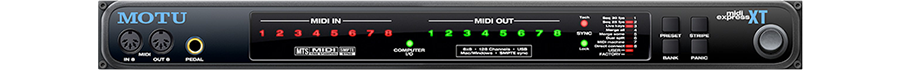 MOTU MIDI Express XT 8-In/8-Out USB MIDI Interface LN137463 | SCAN UK