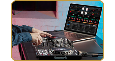 Numark NS4FX 4-Deck Professional DJ Controller LN144464 | SCAN UK