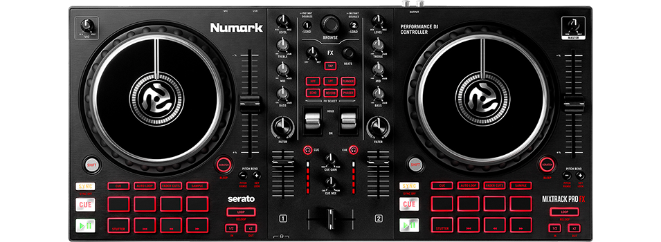 Numark Mixtrack Pro FX 2-Deck DJ Controller LN144465 - MIXTRACKPROFX ...