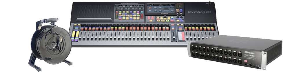 PreSonus StudioLive 32S, Presonus Studiolive 32R & Stagg X Series CAT6 ...