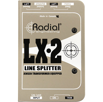 Radial LX2 Line-Level Splitter & Attenuator LN136442 - R800-1033-00 ...