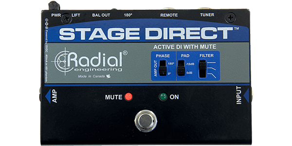 Radial StageDirect Muting DI Box LN136445 - R800-1170-00 | SCAN UK