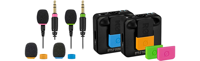 RODE - COLORS 2 Identification Set For Wireless GO & Lavaliers LN129021 ...