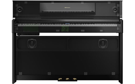 Roland LX705-CH Upright Piano Set with Stand (Charcoal Black) LN143385 ...