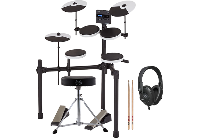 Roland TD-02K Electronic Drum Kit Bundle LN154212 - TD02KBUND | SCAN UK