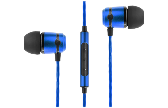 SoundMAGIC E50C In Ear Isolating Earphones with Mic - Blue LN149094 ...