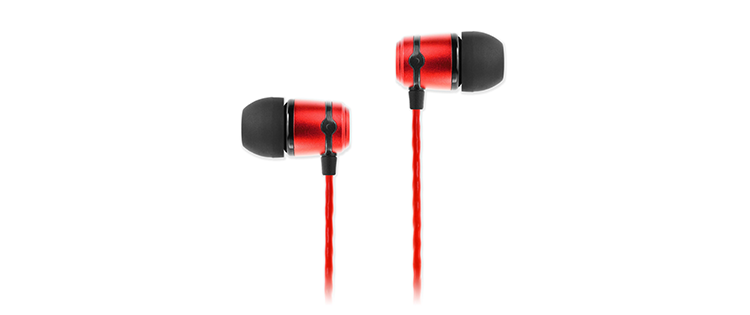 SoundMAGIC E50 In Ear Isolating Earphones Red LN149095 - P000496 | SCAN UK