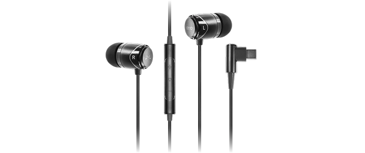 SoundMAGIC E11D In Ear USB-C Earphones with Mic Black LN149100 ...