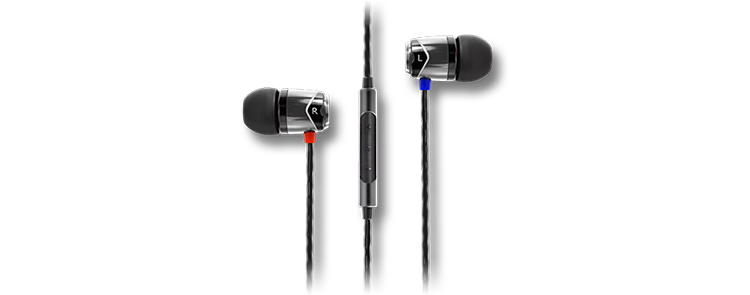 SoundMAGIC E10C In Ear Earphones with Mic Black and Silver LN149106 ...