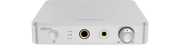 Topping A50 III Desktop Headphone Amp Silver LN149260 - A50 III SILVER ...