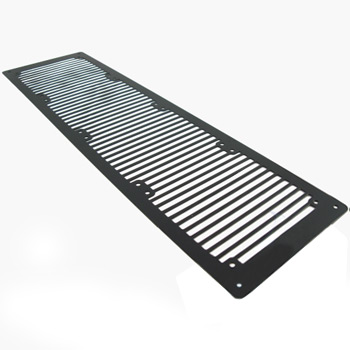 SCAN Stripes 480mm Satin Black Radiator Grill (15mm Spacing) LN27406 ...
