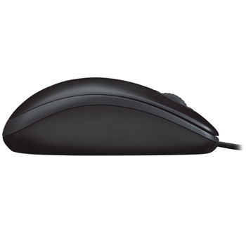 Logitech B110 Optical 3 Button USB Mouse Black with Scroll Wheel LN28991 - 910-001246 | SCAN UK