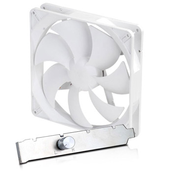 Silverstone FM181 White Quiet Case Fan with Fan Speed Controller ...
