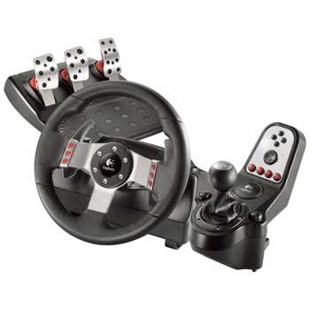 Logitech G27 Racing Wheel with Pedals & Gear Shift & Paddle Shift PC ...