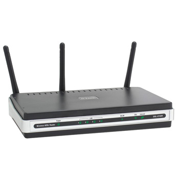 D-Link DSL-2740R/UK Wireless N ADSL2+ Router with 4 Port 10/100 Switch ...
