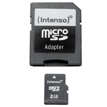 Intenso SD Card 2GB Micro Memory Secure Digital High Capcity (SDHC ...