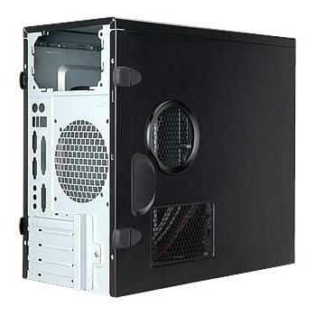 Inwin EM013, Black, micro-ATX, Mini Tower Case Screwless, 400W PSU ...