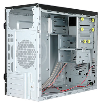 Inwin EM013, Black, micro-ATX, Mini Tower Case Screwless, 400W PSU ...