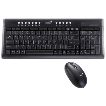 Genius Wireless Keyboard Luxemate and Mouse LN32570 - 31340015120 | SCAN UK